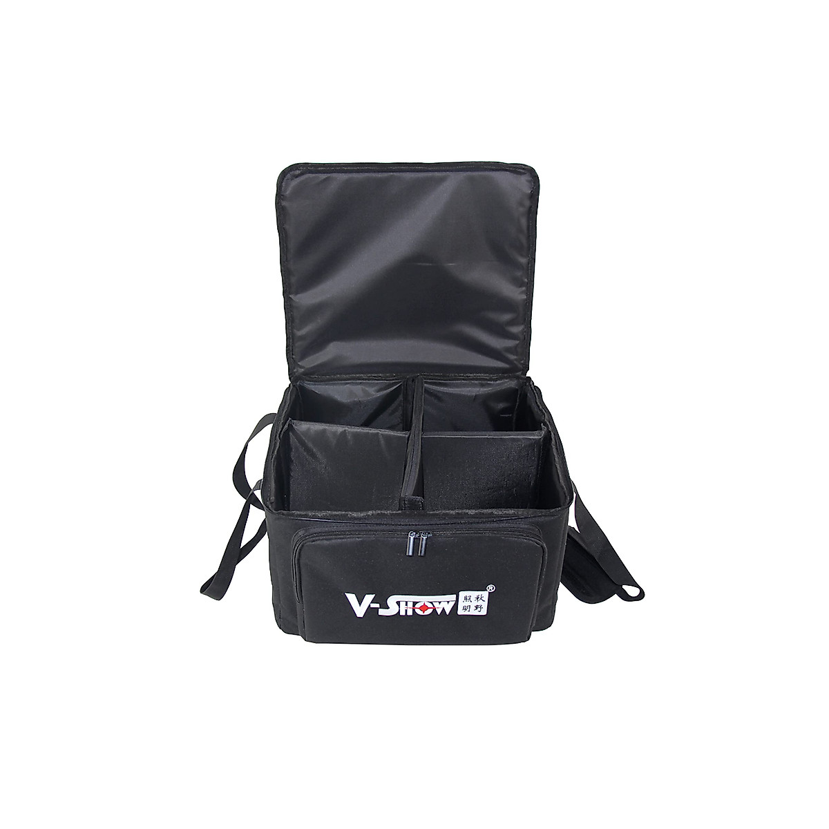 V-Show Portable Carry Bag for Wireless Battery Uplights - Durable Soft-Sided Bag for 4 Freedom Par Light fixtures, for DJ Wedding Party Par light