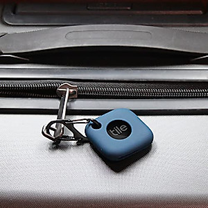 Silicone Case for Tile Mate 2022 with Keychains, 2 Pack Anti-Scratch Protective Cover with Carabiner (Navy/White)