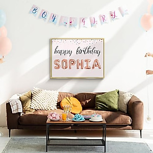 Happy Birthday Personalized Frame Tv Art | Custom Bday Frame Tv Art | Happy Birthday Art for Samsung TV | Birthday Digital Tv Art