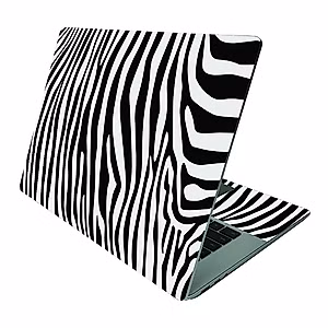 MightySkins Skin Compatible with Microsoft Surface Laptop 4 15” - Black Zebra | Protective, Durable, and Unique Vinyl Decal wrap Cover | Easy to Apply, Remove, and Change Styles | Made in The USA