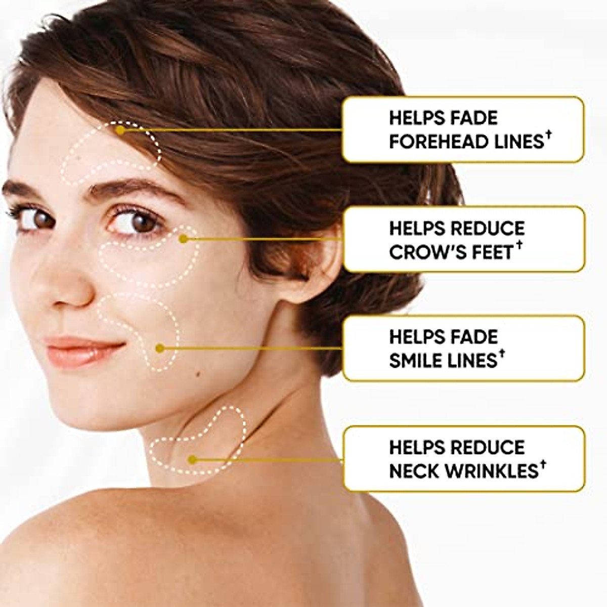 Under Eye Patches - 24K Gold Under Eye Mask for Puffy Eyes, Dark Circles, Eye Bags, Puffiness, Wrinkles, with Collagen - Anti Aging Skincare Eye Patch Treatment Masks - Hydrating Golden Under Eye Gel Pads