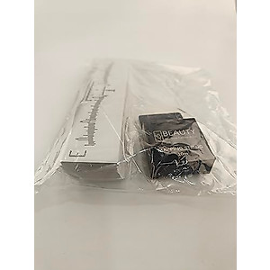 Kalolary 100 Pack Eyebrow Ruler with 1 Box 10M Premium Eyebrow Mapping Ink String Pre-Inked Microblading String for Eyebrow Mapping Ultra-Thin Mess-Free for Marking Symmetrical Eyebrows