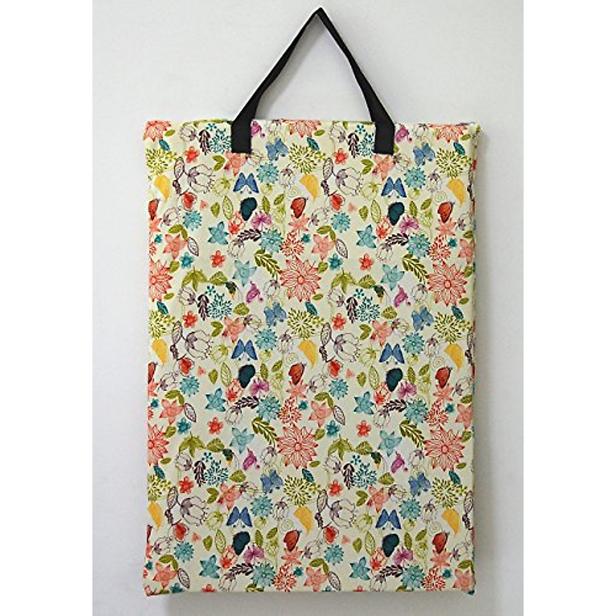 Large Hanging Wet/dry Cloth Diaper Pail Bag for Reusable Diapers or Laundry (Bloom) by Hibaby