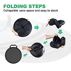 HYDGOOHO Herb Drying Rack Net Mesh with Black Zippers Hydroponics, Bonus Hook Scissor Drying Rack 2ft for Plant Bud Seed, Mesh Hanging Plant Dry, Herb Dry Net for Garden (4 L, Black Zipper)