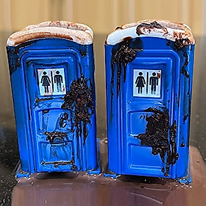 Porta Potty Shot Glasses, 1 Gift for Your #2 Humor", Funny Shot Glasses, Gag Gift for Men, White Elephant Exchanges, and Shot Glass Collectors