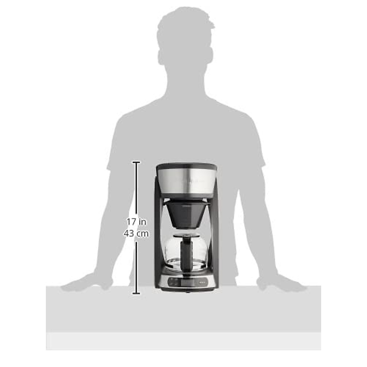 BUNN Heat N Brew Programmable Coffee Maker, 10 cup, Stainless Steel