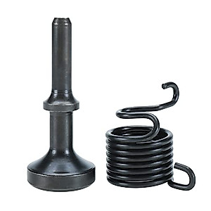 YaeTek 8 Pcs Heavy Duty Smoothing Air Hammer Pneumatic Chisel Bits Tools 0.401'' Shank Pneumatic Chisels with Spring