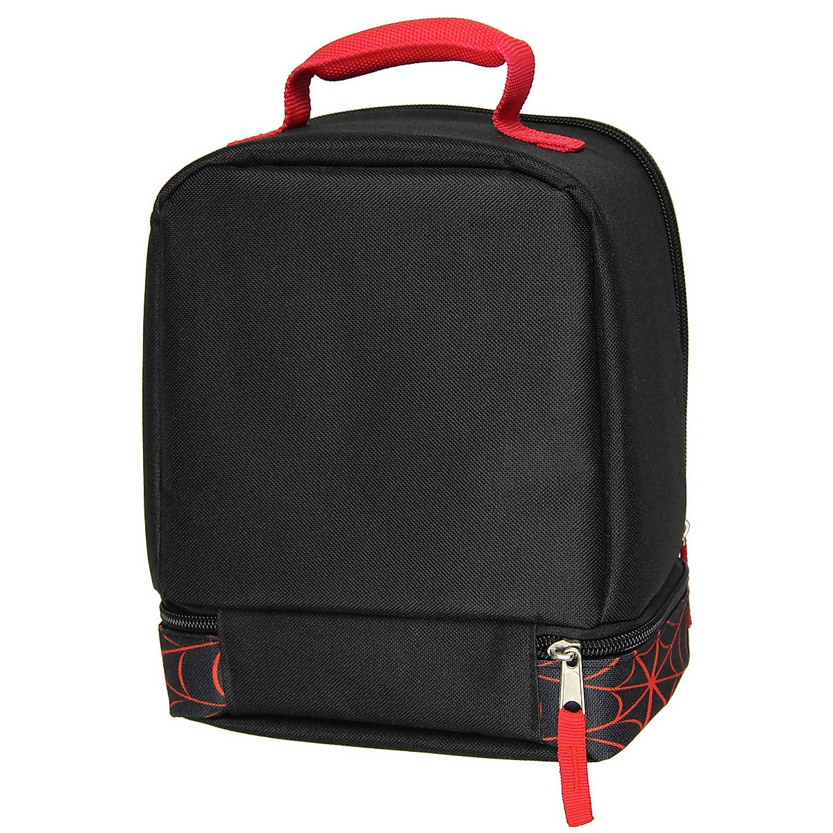 Marvel Spider-Man Comic Superhero Dual Compartment Soft Lunch Bag Box Tote Kit