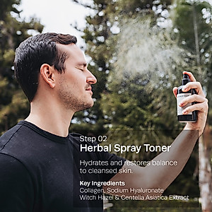 HommeFace Daily Trio Skin Care Set for Men, 3-Step Routine