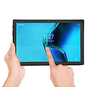 Yoidesu 10.1 Inch Tablet, 8GB RAM 128GB ROM, IPS HD Display, 4G LTE, 8800mAh, 2.4G 5G WiFi Tablet for Kids Elderly Learning Gaming Working Video (Gray)