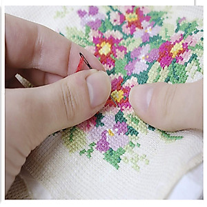 Tapestry Needles Five Sizes 14, 16, 18, 20, 24 - Large Eye Blunt Needles 25 Pcs for Cross Stich and More