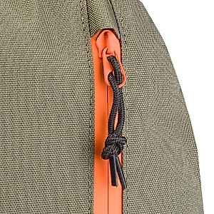 Converse Unisex-Adult's Go 2 Backpack (Surplus Green/Mandarin, One Size)