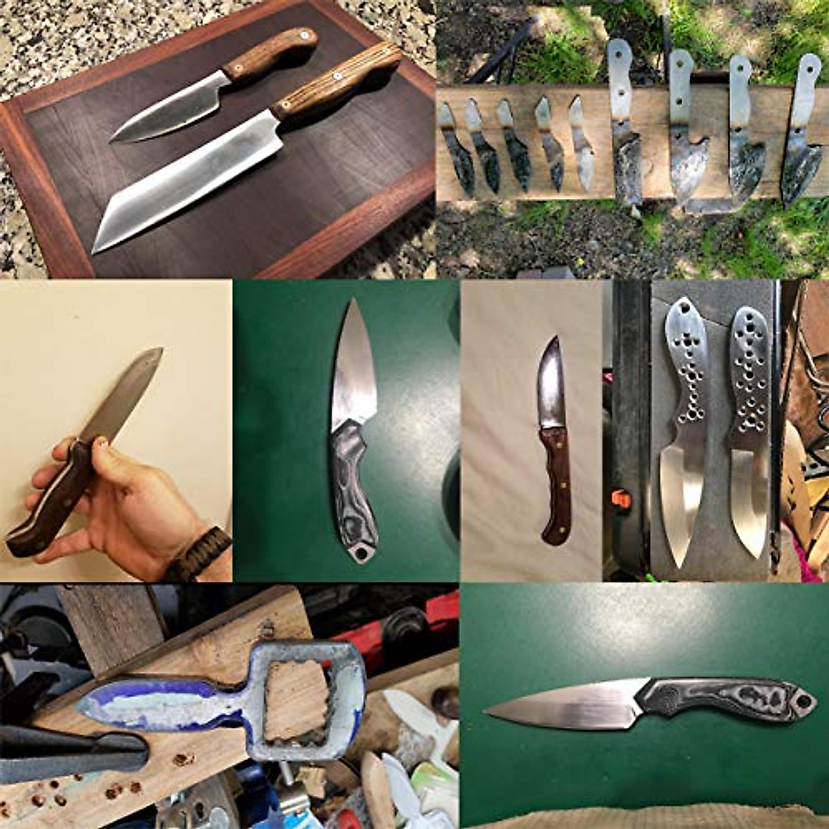 DavidLanLin Knife Blade Steel - High Carbon Annealed, 1095 Knife Making Billets, 6 Inch x 12 Inch x 0.161 Inch