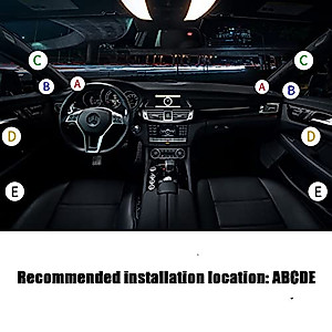 CYDZSW 1 Inch Tweeters for Car Audio,Door Speakers,Super Tweeter Pods Component Cars Parts Black(Pair),CT-001,Wired Connection