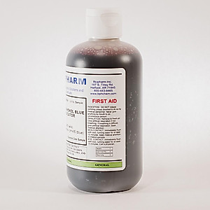 Bromophenol Blue Indicator 0.4% Aqueous Solution — 250 mL (8.4 fl oz) — Includes a 50 mL Empty Dropper Bottle and Dispensing Cap — pH 3.0 (Yellow) - pH 4.6 (Blue)