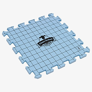 Cheers to Ewe! Foam Knitting Block Mat, Grid Blocking for Knitting Accuracy and Crochet, ½ Inch Thick with 1 Inch Grid, Pack of 9