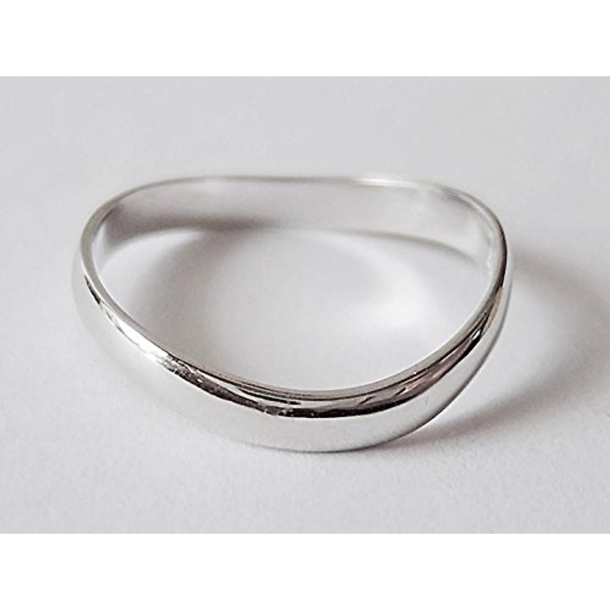 SOVATS Chic Thumb Ring for Women 925 Sterling Silver Rhodium Plated - Simple, Stylish &Trendy Nickel Free Ring, Size 6