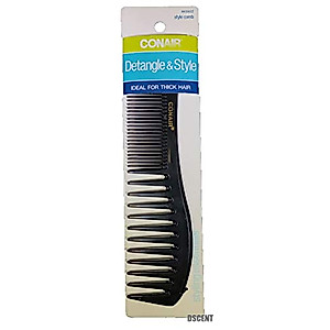 Conair Styling Essentials Wide-Tooth Lift Comb 1 ea (Pack of 3)