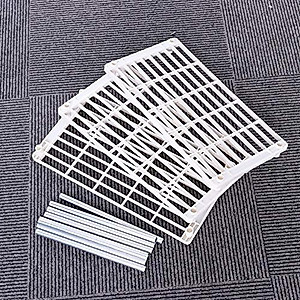 YARNOW 3- Tier Storage Shelf Plastic Shelving Unit Free Standing Rack Organizer Tool Holder Plant Stand for Kitchen Bathroom Laundry Narrow Places Shoe White