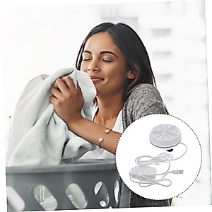 Washing Machine Portable Washer Travel Washer Laundry Cleaner Tool Ultrasonic Cleaner Mini Washer Washing Supplies Clothes Washer Ultrasonic Turbine Washer Mini Cleaner