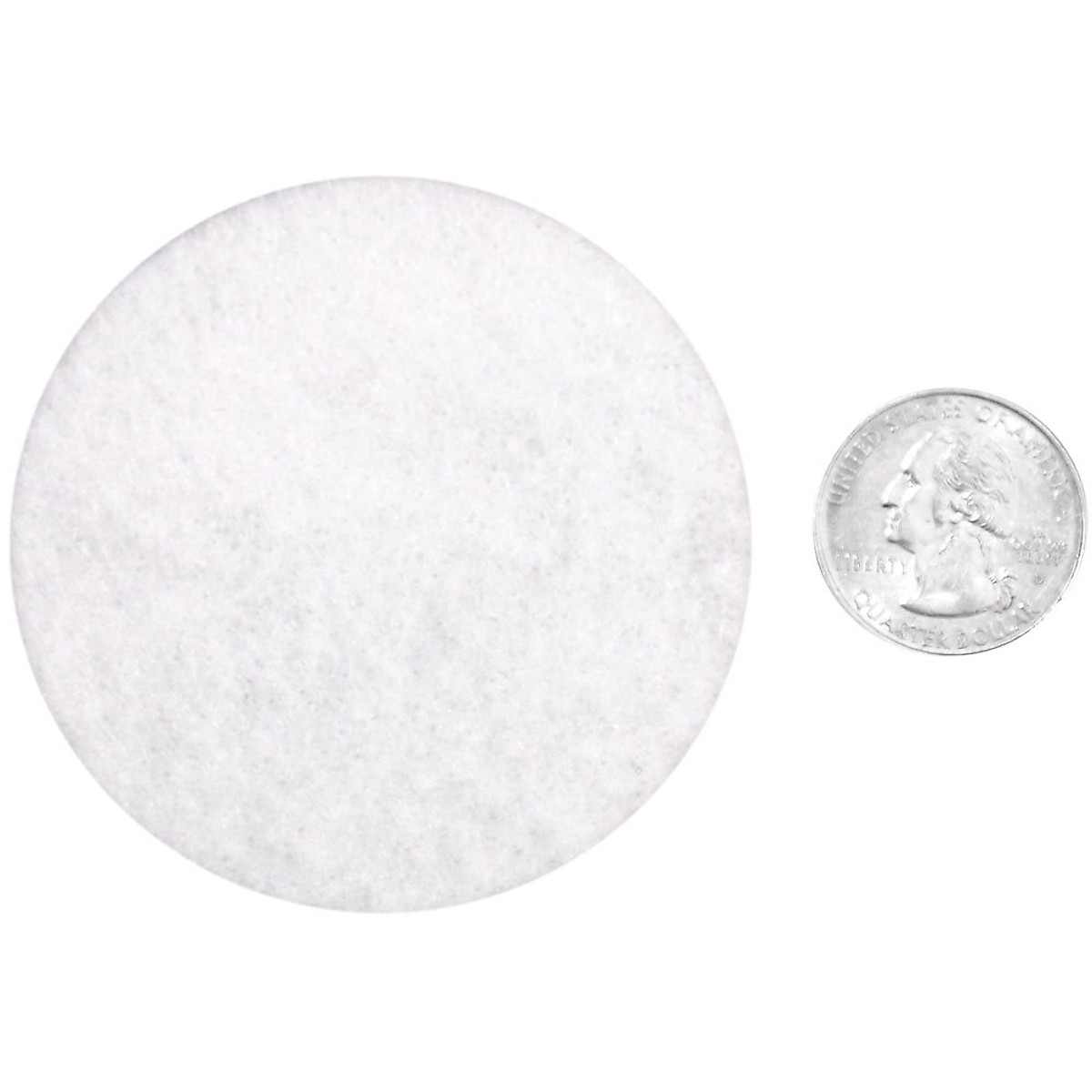 Playfully Ever After 2.5 Inch White 46pc Stiff Felt Circles