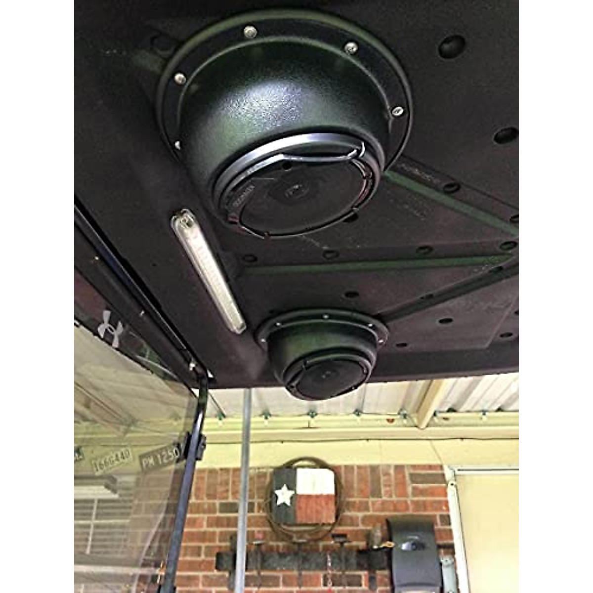 Single Universal Angled Speaker Enclosures Boxes Pods for Install of 6.5 Inch Speakers or Smaller 6 1/2" Speaker Enclosure