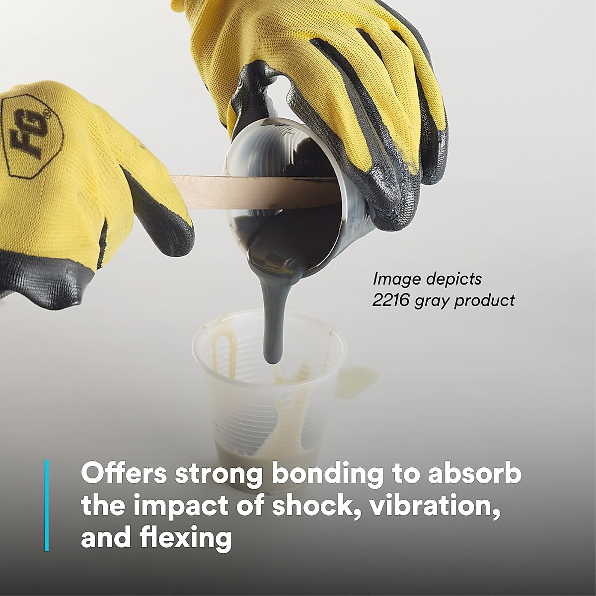 3M Scotch-Weld Epoxy Adhesive 2216, Translucent, Heat-Resistant, High-Performance, Part B/A, Tube Kit, 2 fl oz (59.1 mL)