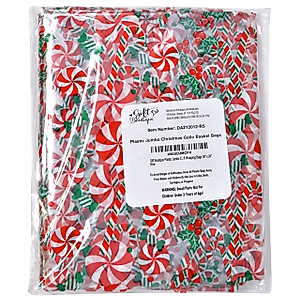 Gift Boutique Plastic Jumbo Christmas Cellophane Basket Bags with Twist Ties Pack of 24 Christmas Cookie Tray Cello Bags for Holiday Goody Party Favor Gift Wrapping Bags 24" x 30"