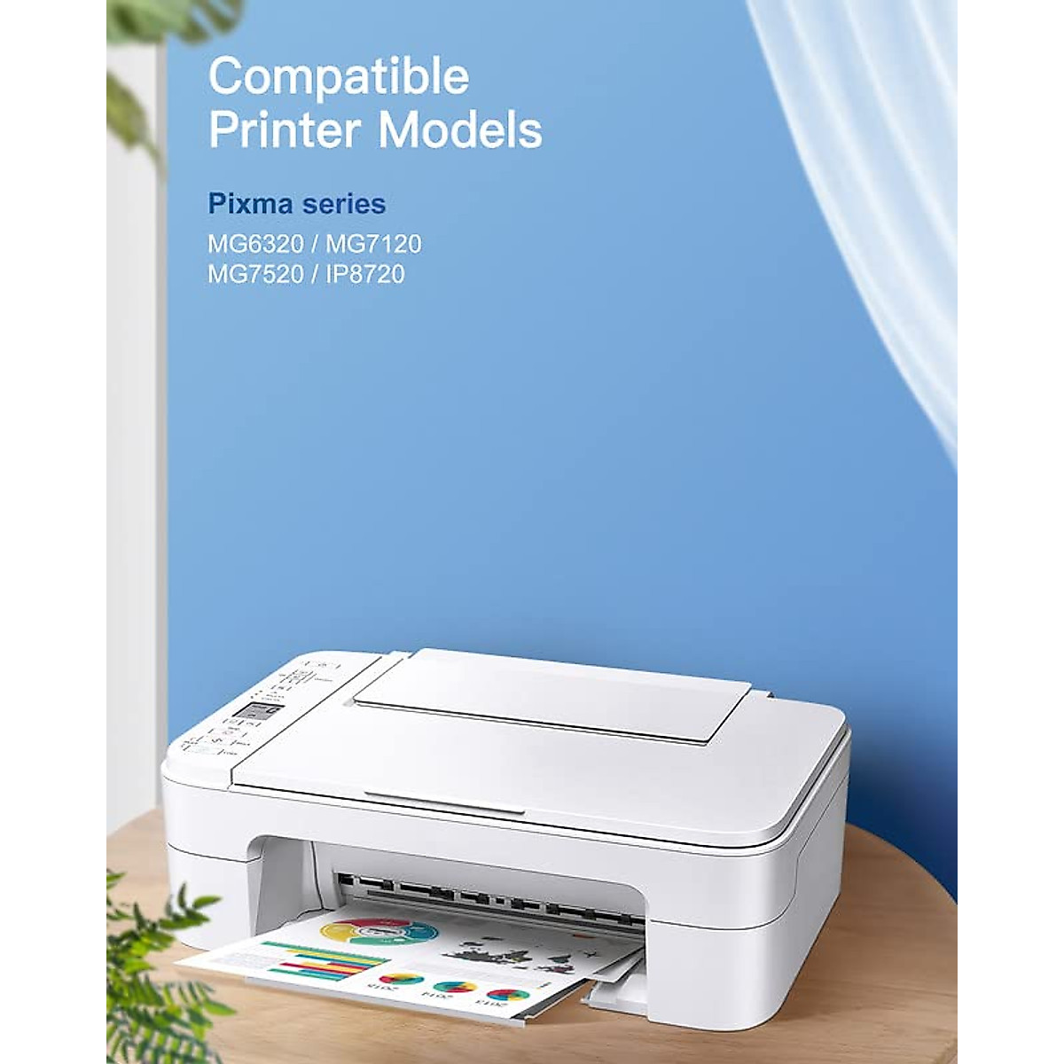 GPC Image Compatible Ink Cartridge Replacement for Canon 250XL 251XL PGI-250XL CLI-251XL Compatible with Pixma MX922 MG7520 MG5520 MG5420 MG6620 Printer Tray(4PGBK,2Black,2Cyan,2Magenta,2Yellow,2Gray)