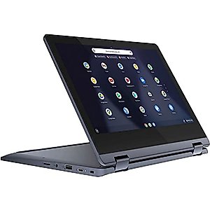 Lenovo 2022 Flex 3 Chromebook 11.6" Touchscreen 2-in-1 Laptop Computer, Octa-Core MediaTek MT8183 Processor, 4GB RAM, 64GB eMMC, 802.11AC WiFi, Bluetooth, Abyss Blue, Chrome OS, iPuzzle