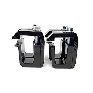 GCi STRONGER BY DESIGN G-1 Clamp Black Powder Coated (set of 4) for Truck Cap Camper Shell Topper. Made with Structural Aluminum to Ensure Quality and Strength. For Mounting to Pickup