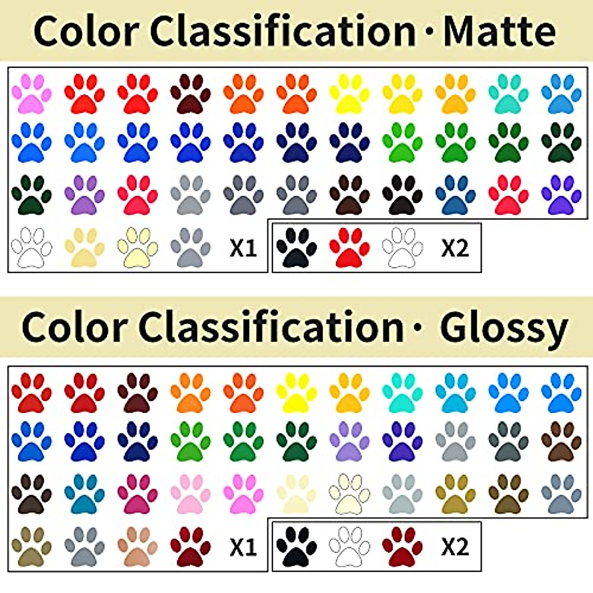 IModeur Permanent Adhesive Vinyl Bundle - 86 Pack Vinyl Sheets (12”x12”, Glossy, Matte, Metallic) for Most Cutting Machines and Party Decoration, Sticker, Craft Cutter, Car Decal