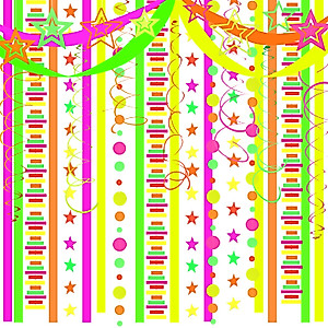 508feet Paper UV Neon Garland Neon Streamers Glow in the Dark Neon Party Supplies and Decorations Glow in the Dark Streamers Blacklight Reactive Fluorescent Black Light Party Kit for Birthday Wedding