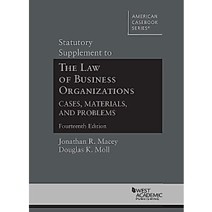 Statutory Supplement to The Law of Business Organizations, Cases, Materials, and Problems (American Casebook Series)