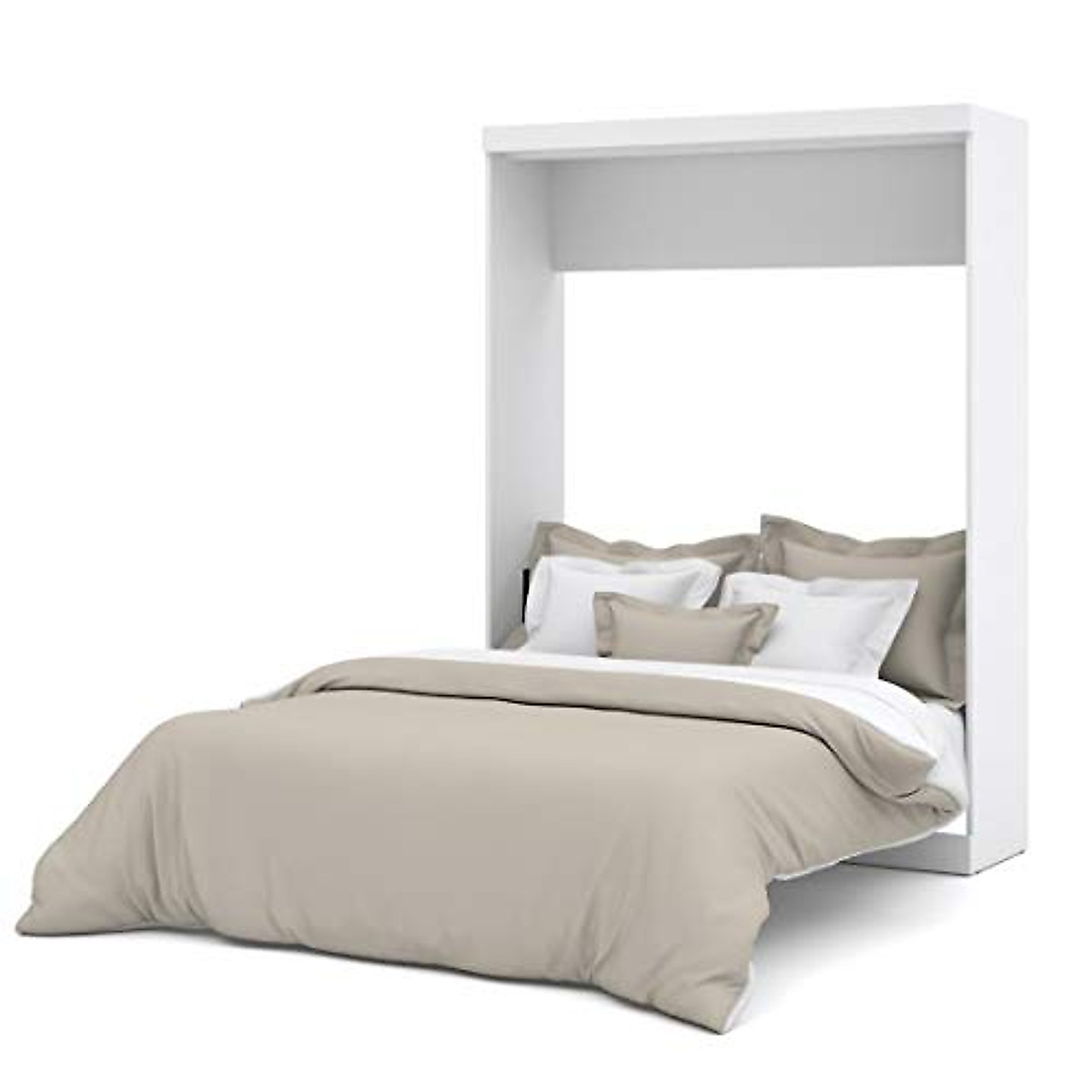 Bestar Nebula 65W Queen Murphy Bed in White