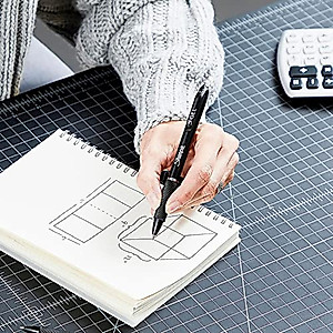 SHARPIE S-Gel, Gel Pens, Medium Point (0.7mm), Black Ink Gel Pen, 4 Count