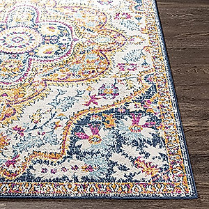 Artistic Weavers Nyburg Multi Area Rug,7'10" x 10',Burnt Orange/Medium Gray