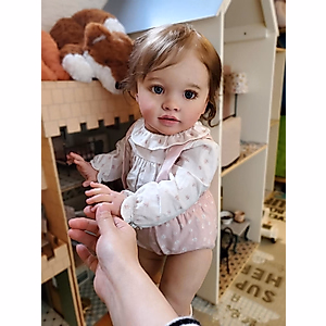 Zero Pam Reborn Baby Dolls Huge,Realistic Baby Doll 26 Inch 65 Cm Soft Cloth Body Baby Dolls That Look Real Adorable Newborn Baby Bebe Reborn Girl for Kids