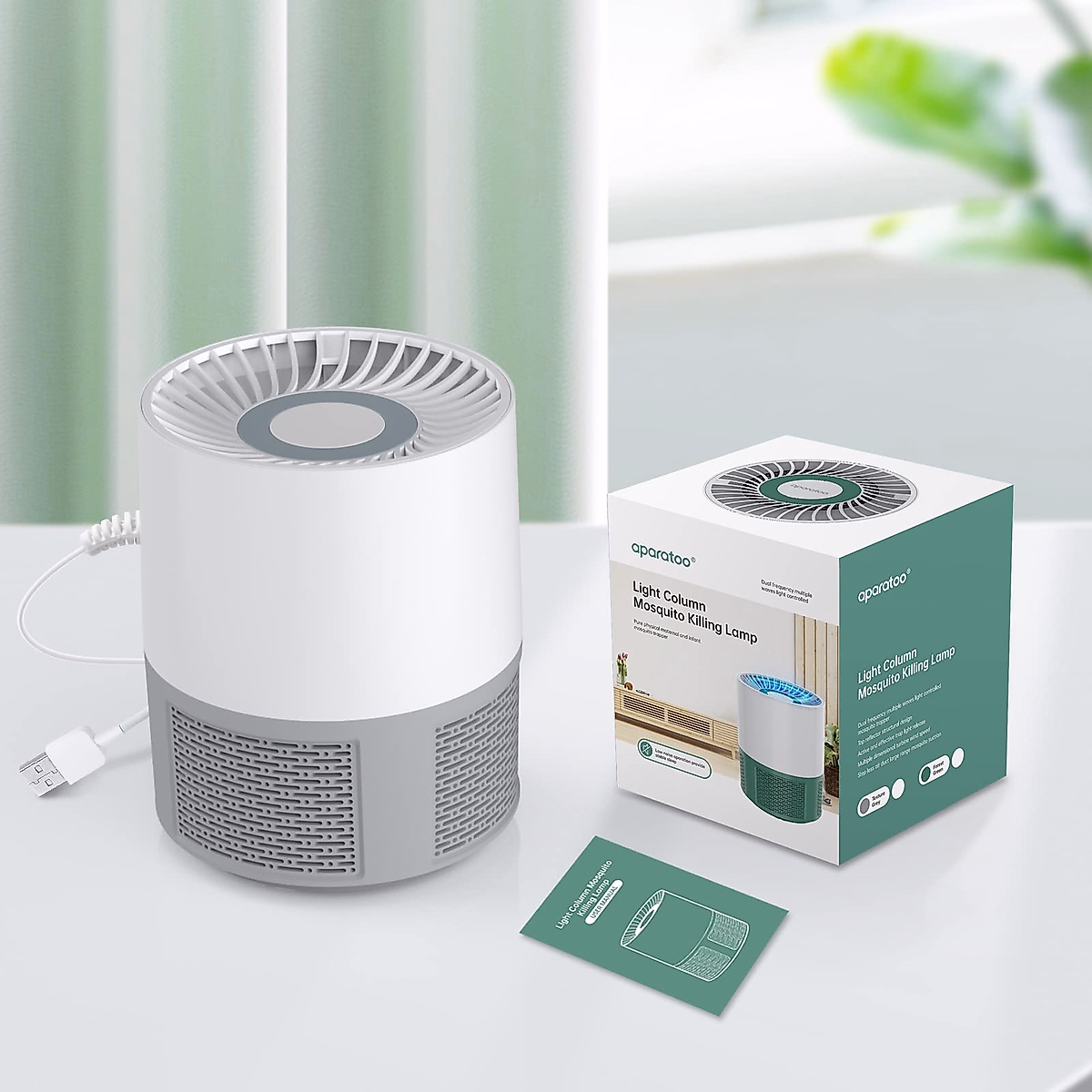 Mosquito Zapper, Electric Bug Zapper Portable Fly Zapper, Fly Catcher Traps for Home Use,Mosquito Killer Insect Fruit Fly Trap for Indoor Outdoor