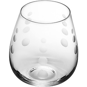 Mikasa Cheers Stemless Wine Glass, 14-Ounce, Set of 4