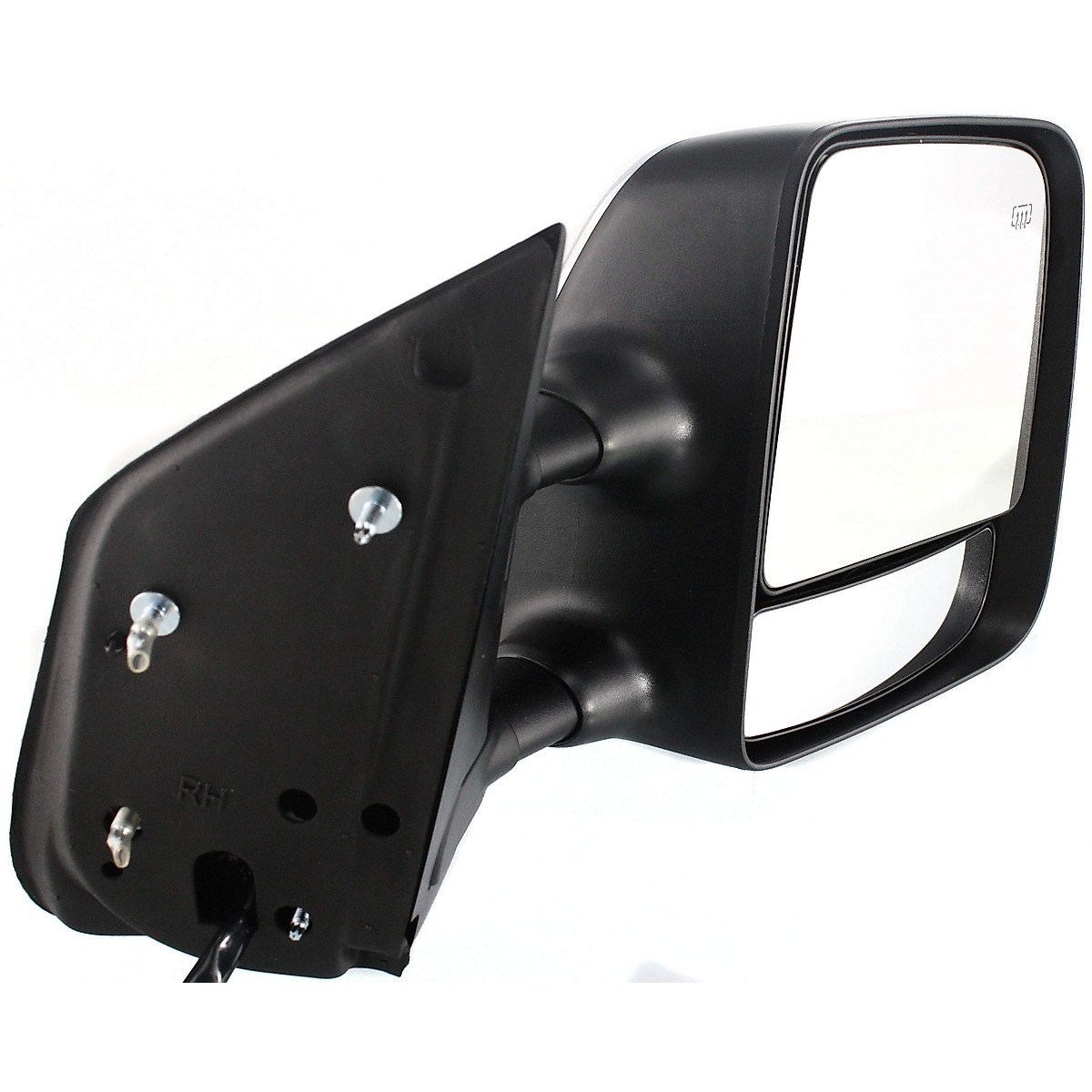 Kool Vue Driver & Passenger Side Power Heated Towing Mirrors for Nissan Titan 2004-2015 With Memory Chrome With Towing Package