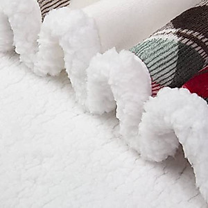 Brown White Cow Skin Print Blanket Soft Sherpa Fleece Farm Animal Skin Fur Throw Blankets Cows Pattern Blanket for Couch Sofa Blanket Stitching Blanket 40x50 Inch