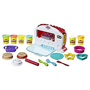 Play-Doh Kitchen Creations Magical Oven Play Food Set for Kids 3 Years and Up with Lights, Sounds, and 6 Colors (Amazon Exclusive)
