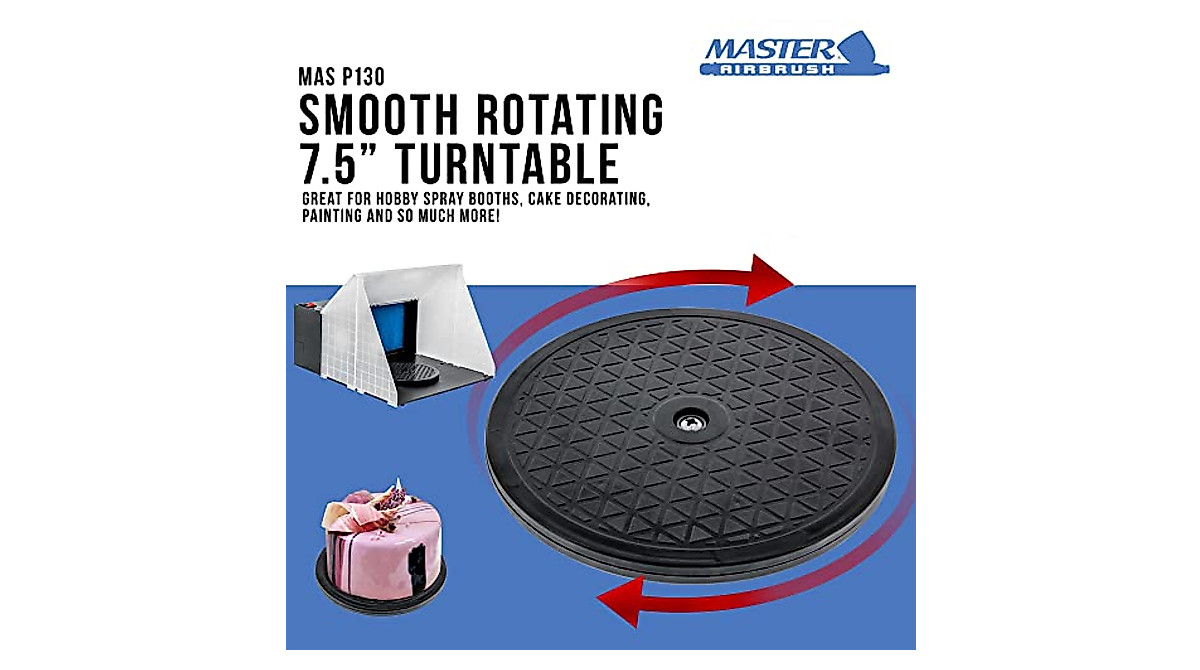 Master Airbrush 7.5" Rotating Turntable for Crafts