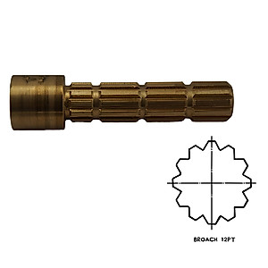 ALITZ Compatible with Pfister faucet stems with a 12-point broach. 2.5-inch female brass stem extension for shower valves. Includes 10-24 screw for secure installation.