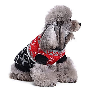 Dog Sweater Winter Clothes Puppy Soft Coat Warm Puppy Dogs Shirt for Small Medium Dog (2XL)