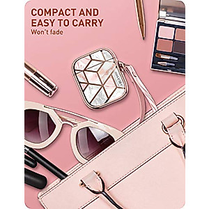 i-Blason Cosmo Series Case Designed for Airpods 2nd Generation/1st Generation, 360° Protective Stylish Marble AirPods Case Cover Compatible with Apple AirPods 1st/2nd (Marble)
