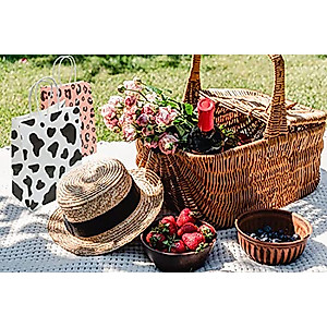 YYaaloa 30PCS Small Gift Bags with Handle Bulk 6 styles Animal Print Party Favor Paper Shopping Bags for Kids Birthday Xmas Party Supplies Retail Bags (animal Print 02, Small 30pcs)