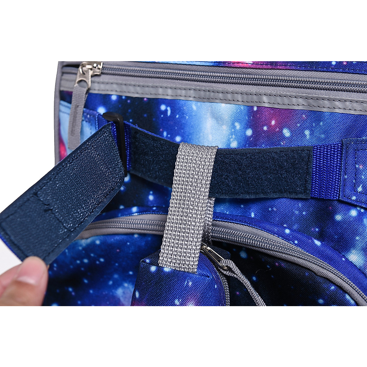 Tilami Rolling Backpack 18 inch Boys and Girls Laptop Backpack, Galaxy