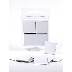 Hedral Value Pack of 50 - Blank 1" Square Board Game Chits Tiles Counters Markers DIY D&D